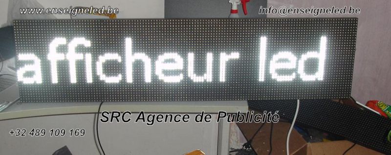 afficheur led 16x96 cm