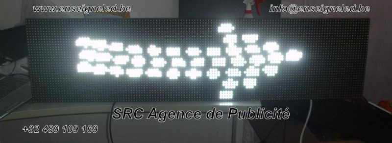 afficheur led 16x96 cm