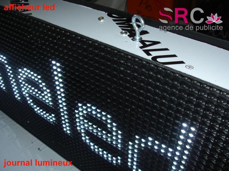 afficheur led 32x128 cm